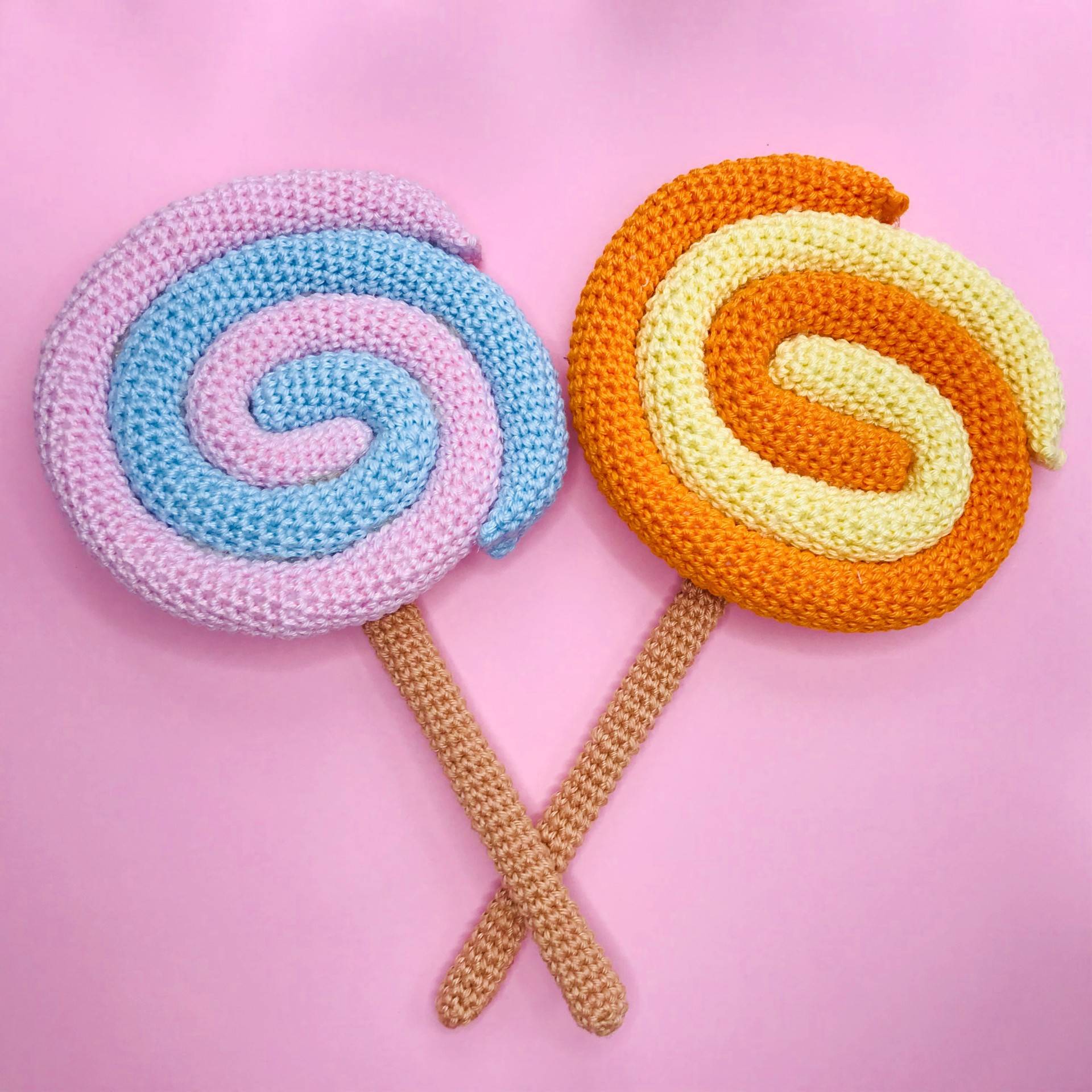 Crochet Lollipop 🍭- Free Crochet Pattern - My Rainbow Crochet
