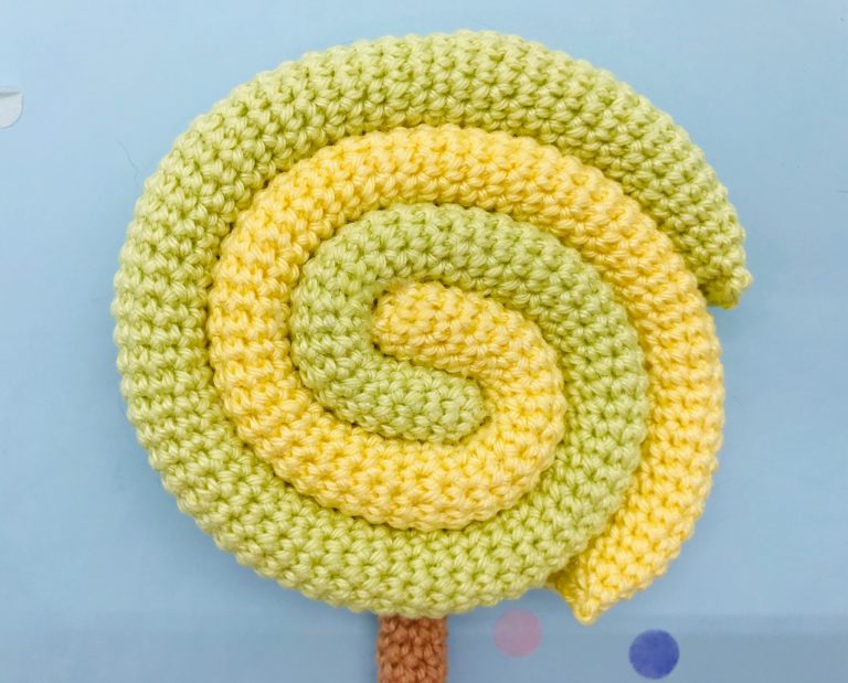 Crochet Lollipop 🍭- Free Crochet Pattern - My Rainbow Crochet