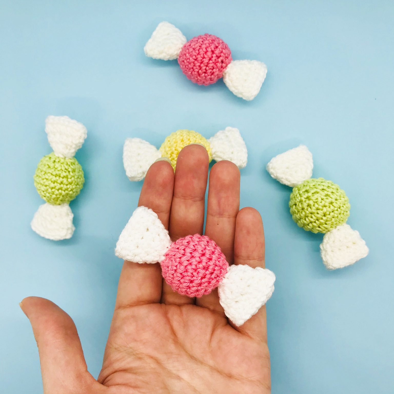 Crochet Candies 🍬- Free pattern - My Rainbow Crochet