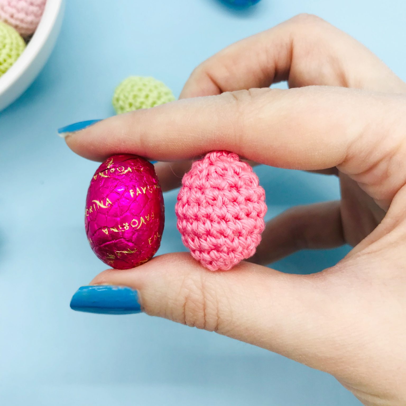 Mini Easter Eggs - Free Crochet pattern - My Rainbow Crochet