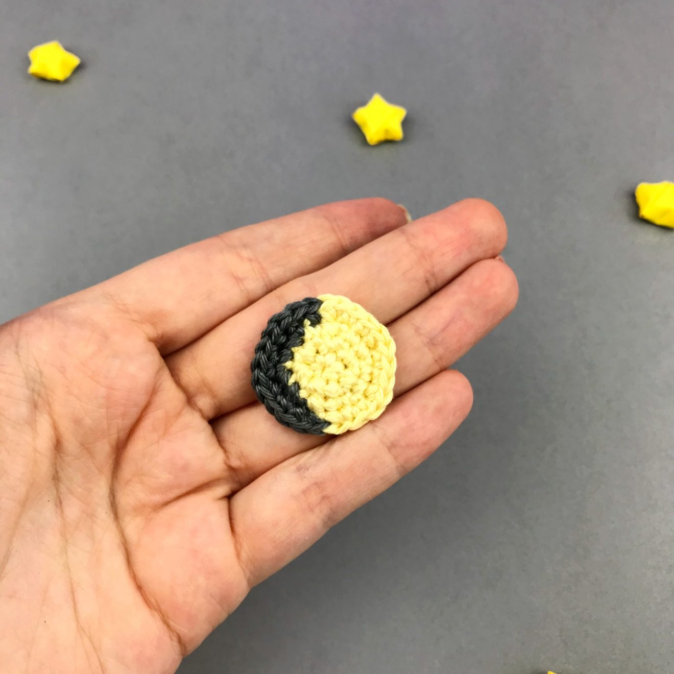 Moon phases - Crochet pattern - My Rainbow Crochet