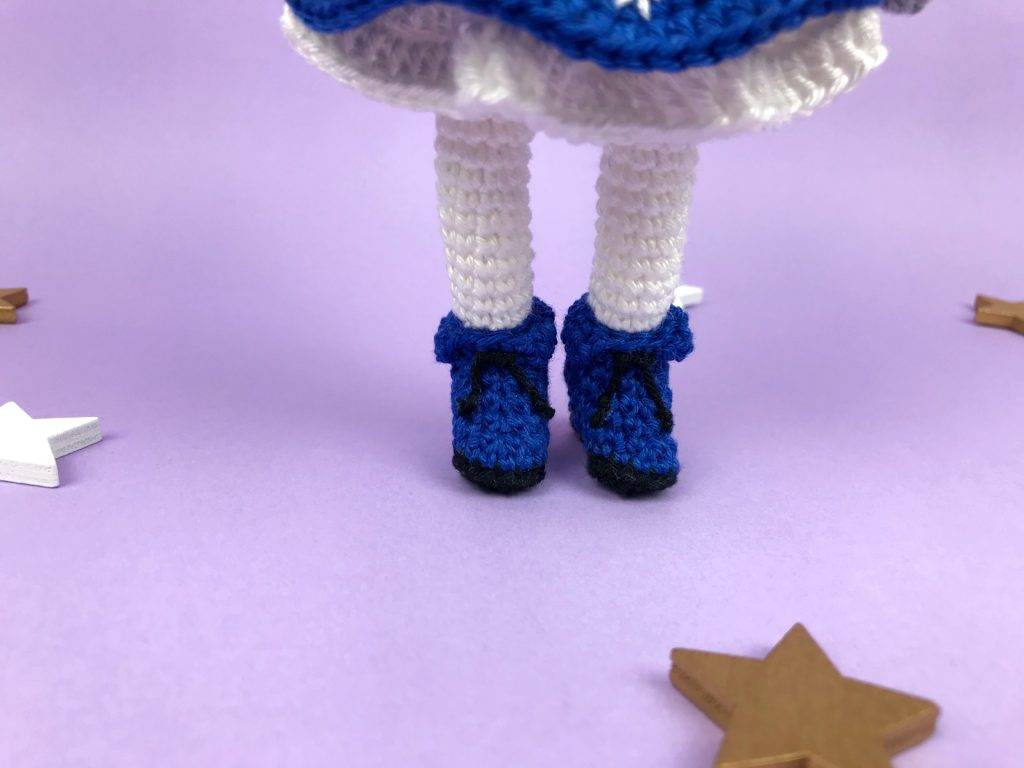 Luna, moon princess - Crochet Amigurumi pattern - My Rainbow Crochet