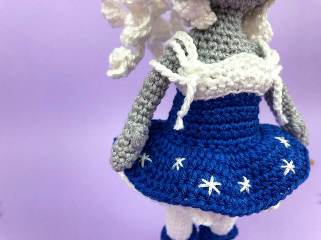 Luna, moon princess - Crochet Amigurumi pattern - My Rainbow Crochet