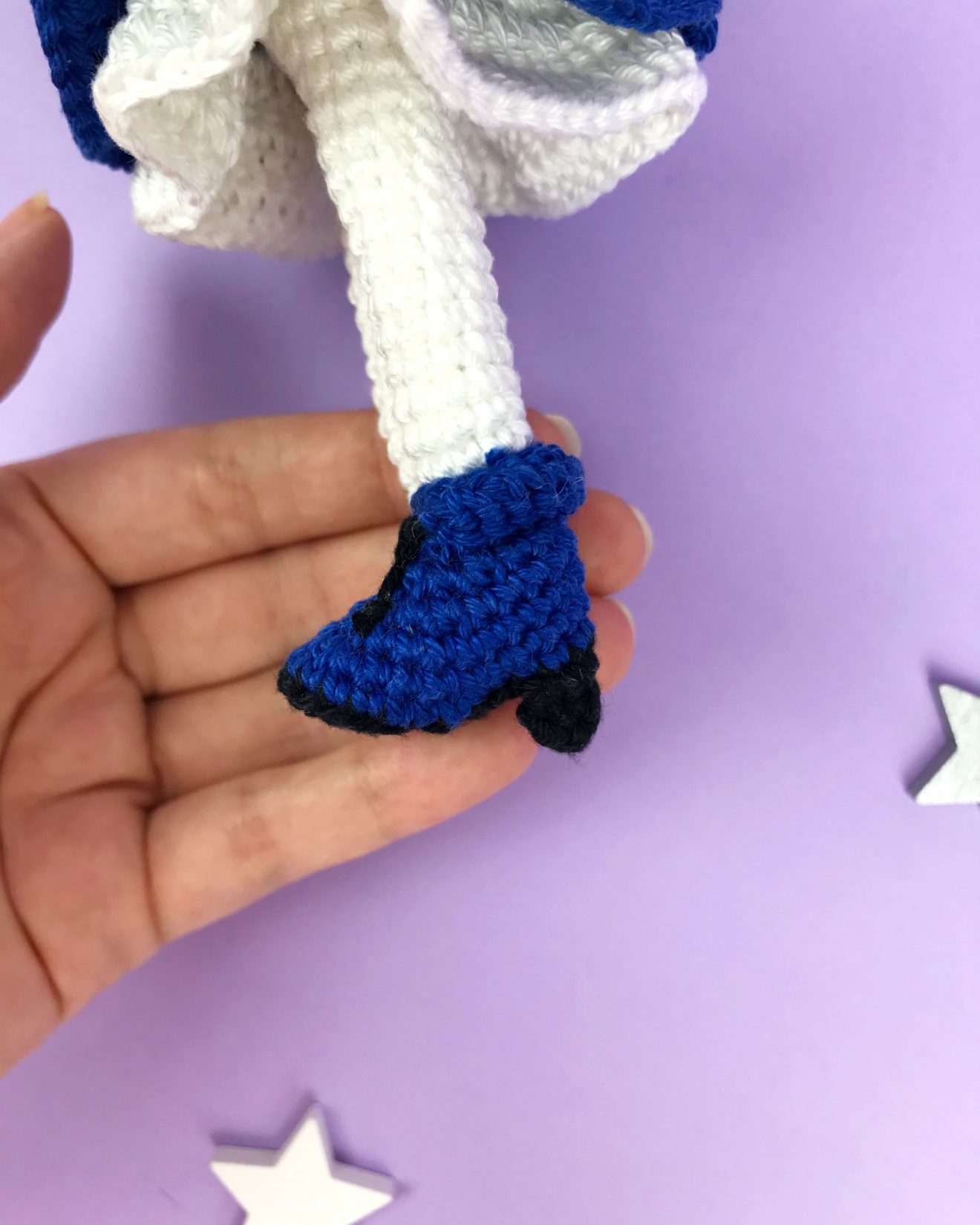 Luna, Moon princess - Amigurumi pattern - My Rainbow Crochet