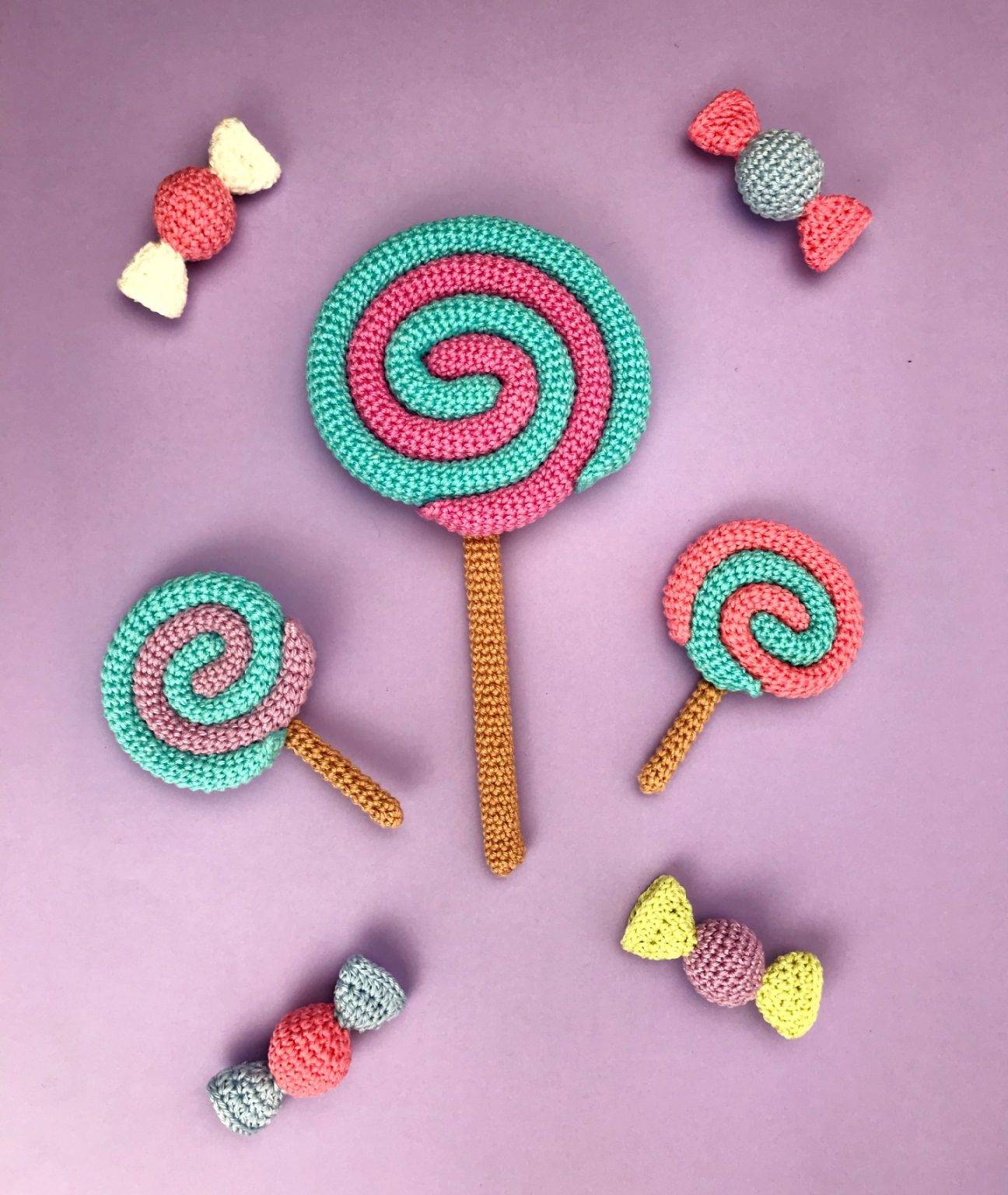 Candies BUNDLE - Crochet pattern amigurumi - My Rainbow Crochet