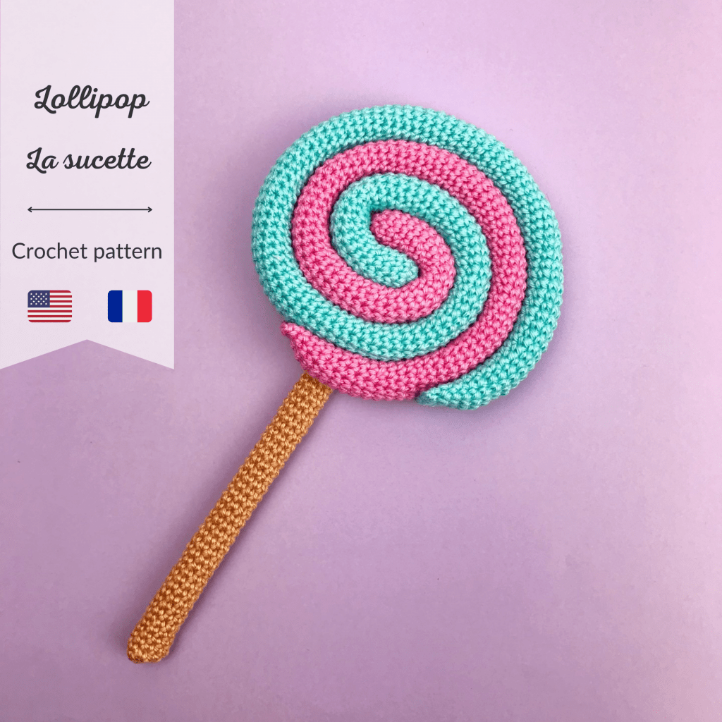 Lollipop - Crochet pattern amigurumi - My Rainbow Crochet