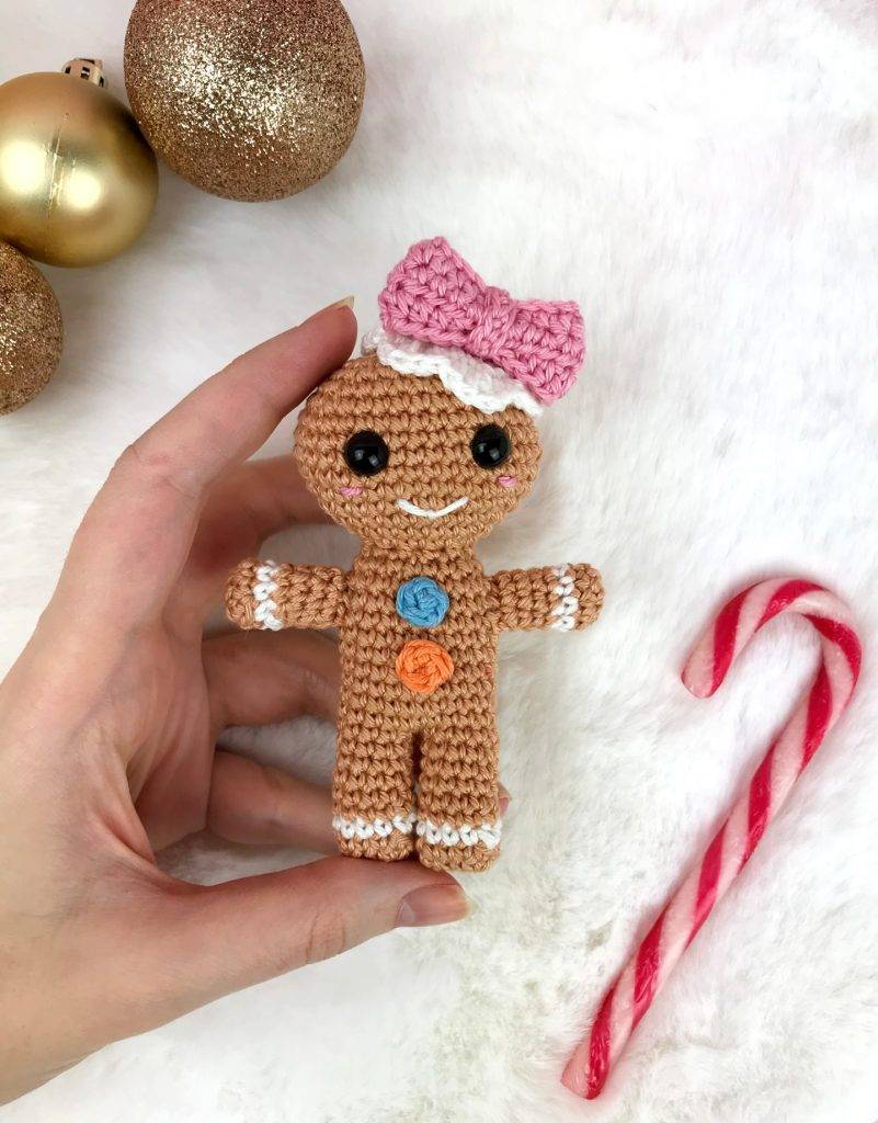 Lady Gingerbread - Crochet Amigurumi pattern - My Rainbow Crochet