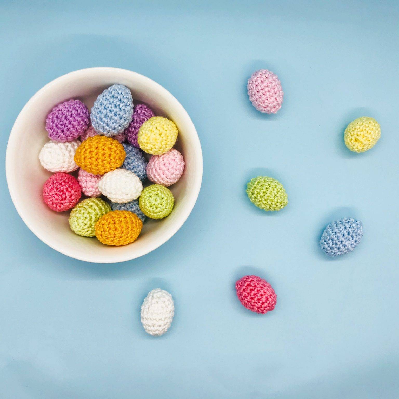 Mini Easter eggs - Crochet pattern Amigurumi - My Rainbow Crochet
