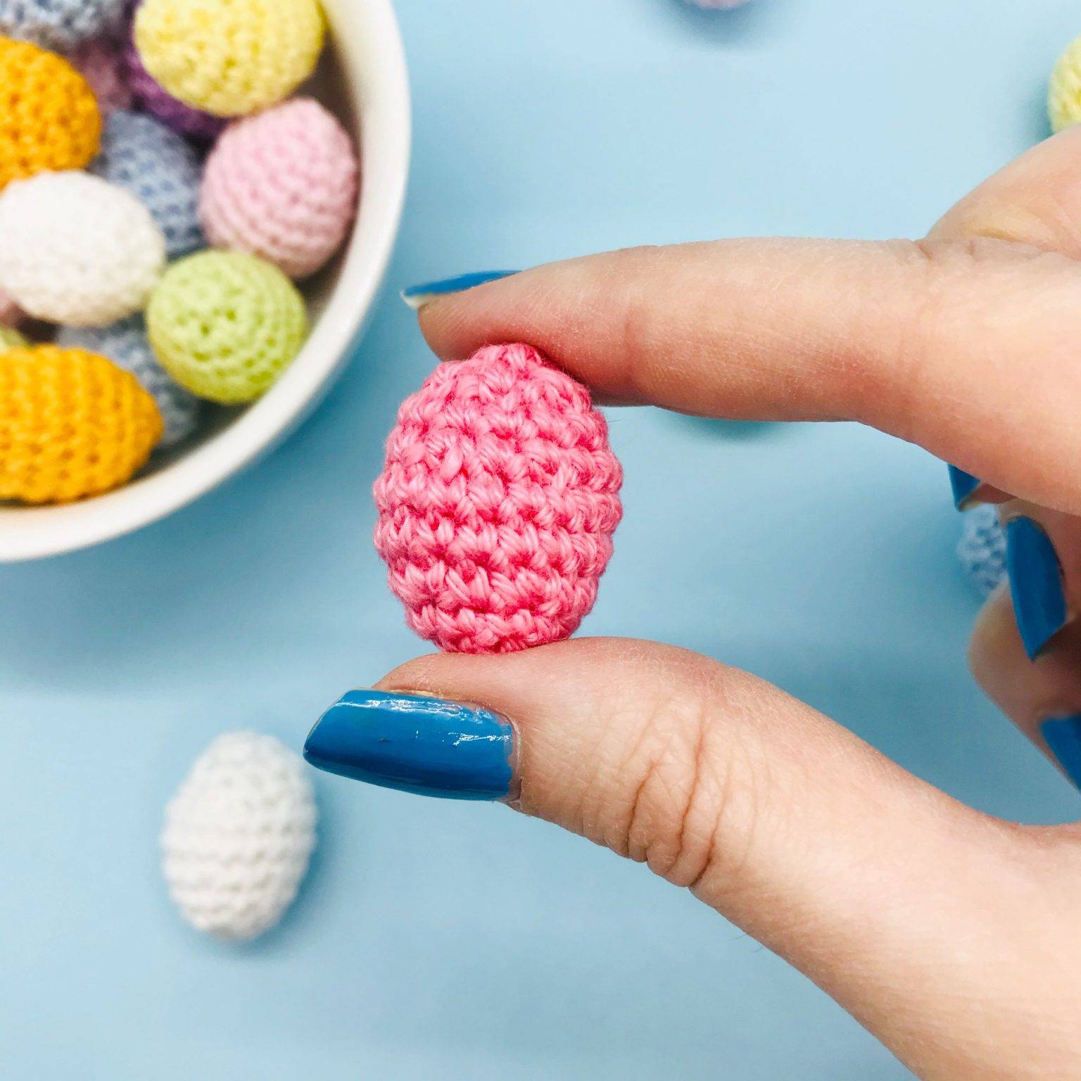 Mini Easter eggs - Crochet pattern Amigurumi - My Rainbow Crochet