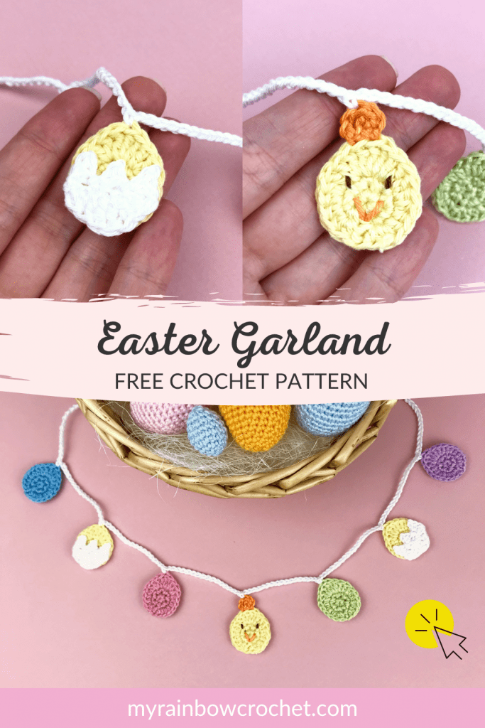 Easter Garland - My Rainbow Crochet