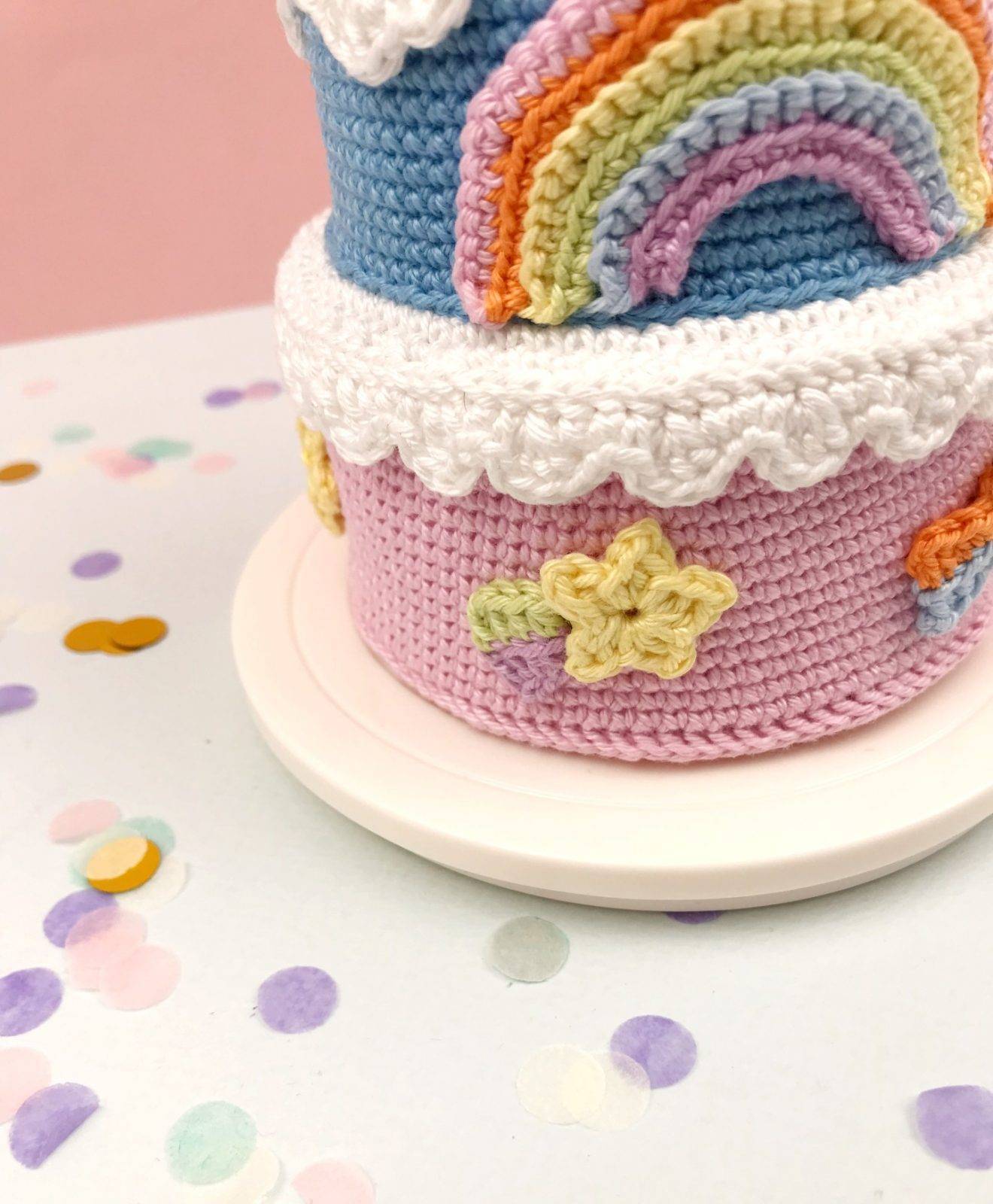 Magic Birthday Cake - Crochet Amigurumi Pattern - My Rainbow Crochet