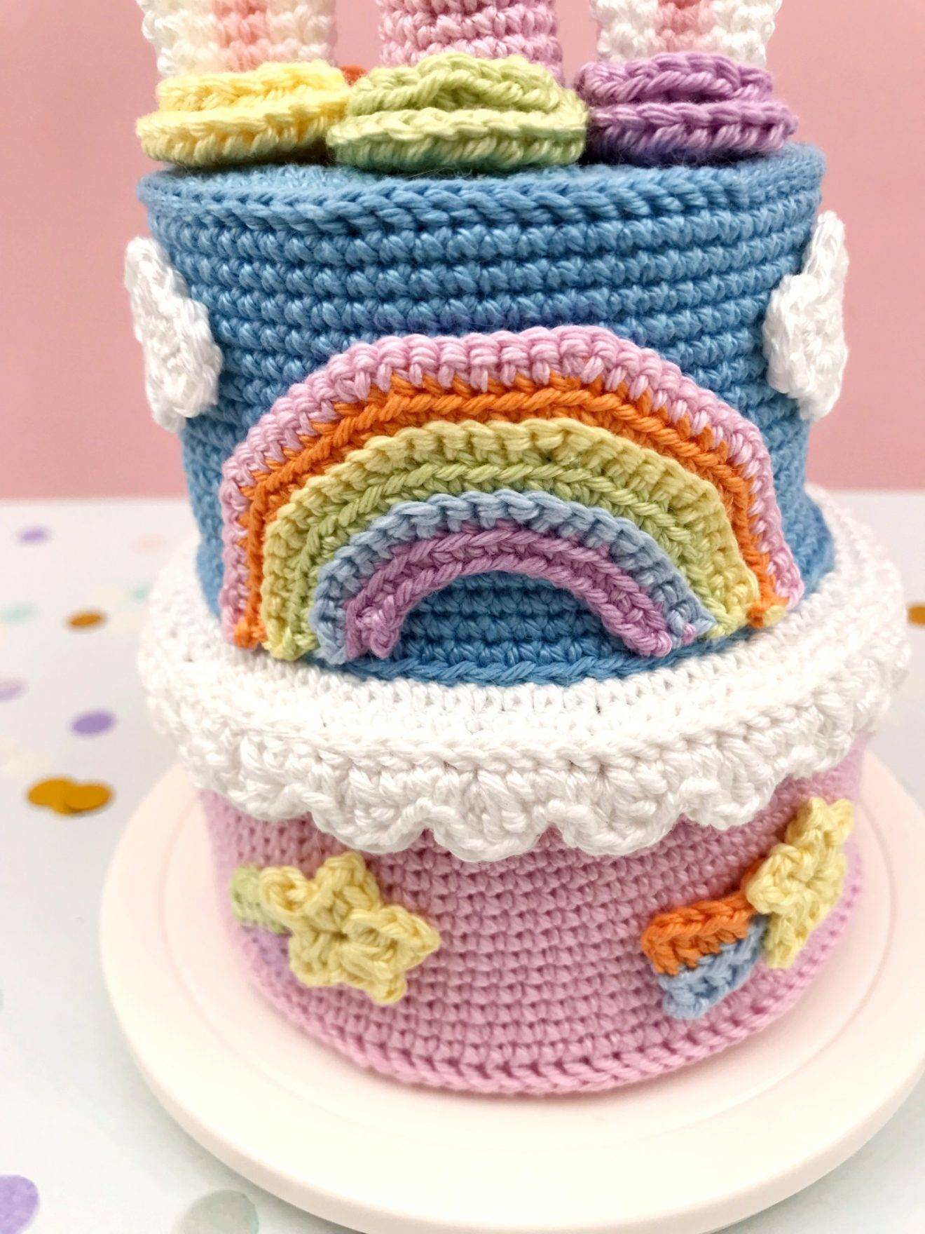 Magic Birthday Cake - Crochet Amigurumi Pattern - My Rainbow Crochet